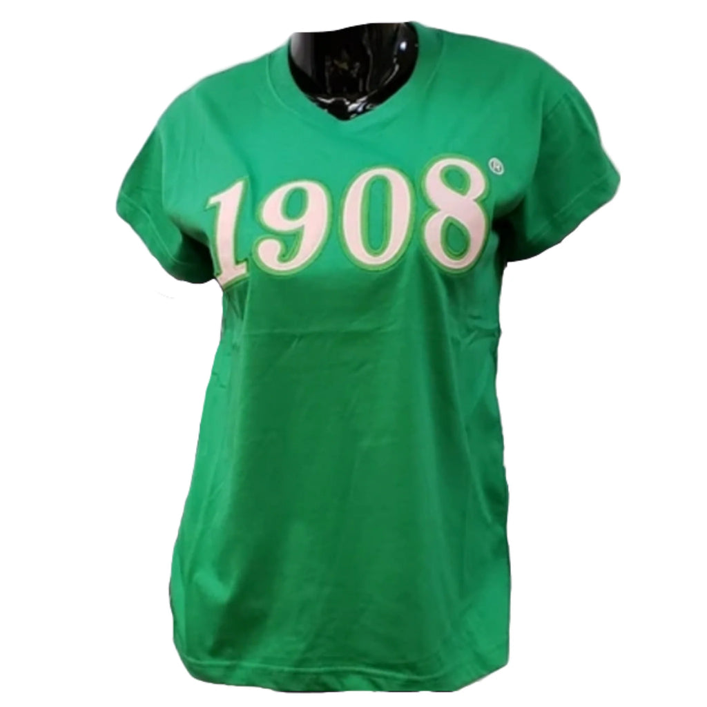 AKA 1908 Lettered T-Shirt_BD – Beverly's Apparel