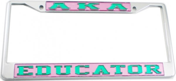 AKA Educator License Tag Frame – Beverly's Apparel